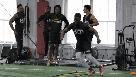 Football Footwork GIF by Kaged Muscle - Find & Share on GIPHY