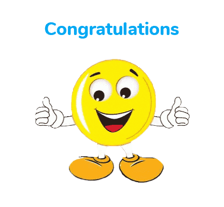 Congratulations Smiley Face