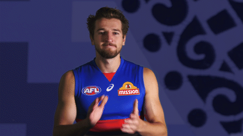 Aussie Rules Football Sport GIF by Western Bulldogs - Find & Share on GIPHY