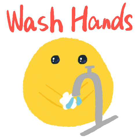 Wash Hands Health Sticker by arlyna for iOS & Android | GIPHY