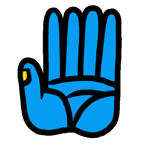 Hand Wait Sticker by Darién Sánchez for iOS & Android | GIPHY