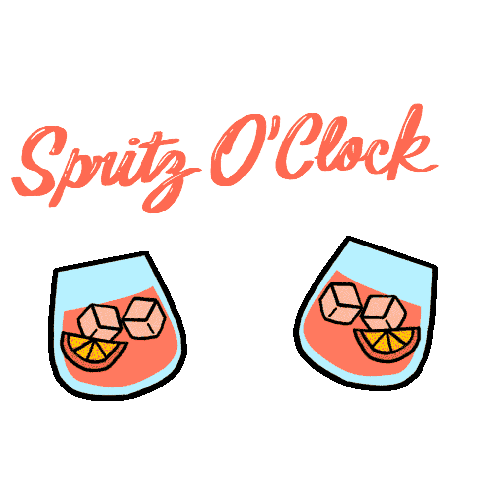 Happy Hour Summer Sticker by Alex Lumain for iOS & Android | GIPHY