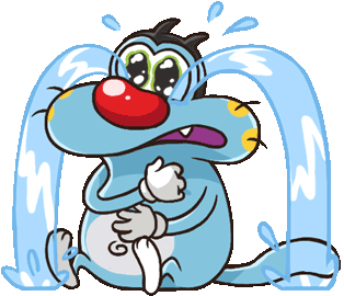 Cartoon Olivia Sticker by Oggy and the Cockroaches for iOS & Android ...