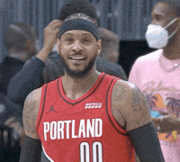 Carmelo Anthony Celebration Gif