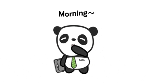 Wake Up Morning GIF by The Cheeky Panda - Find & Share on GIPHY