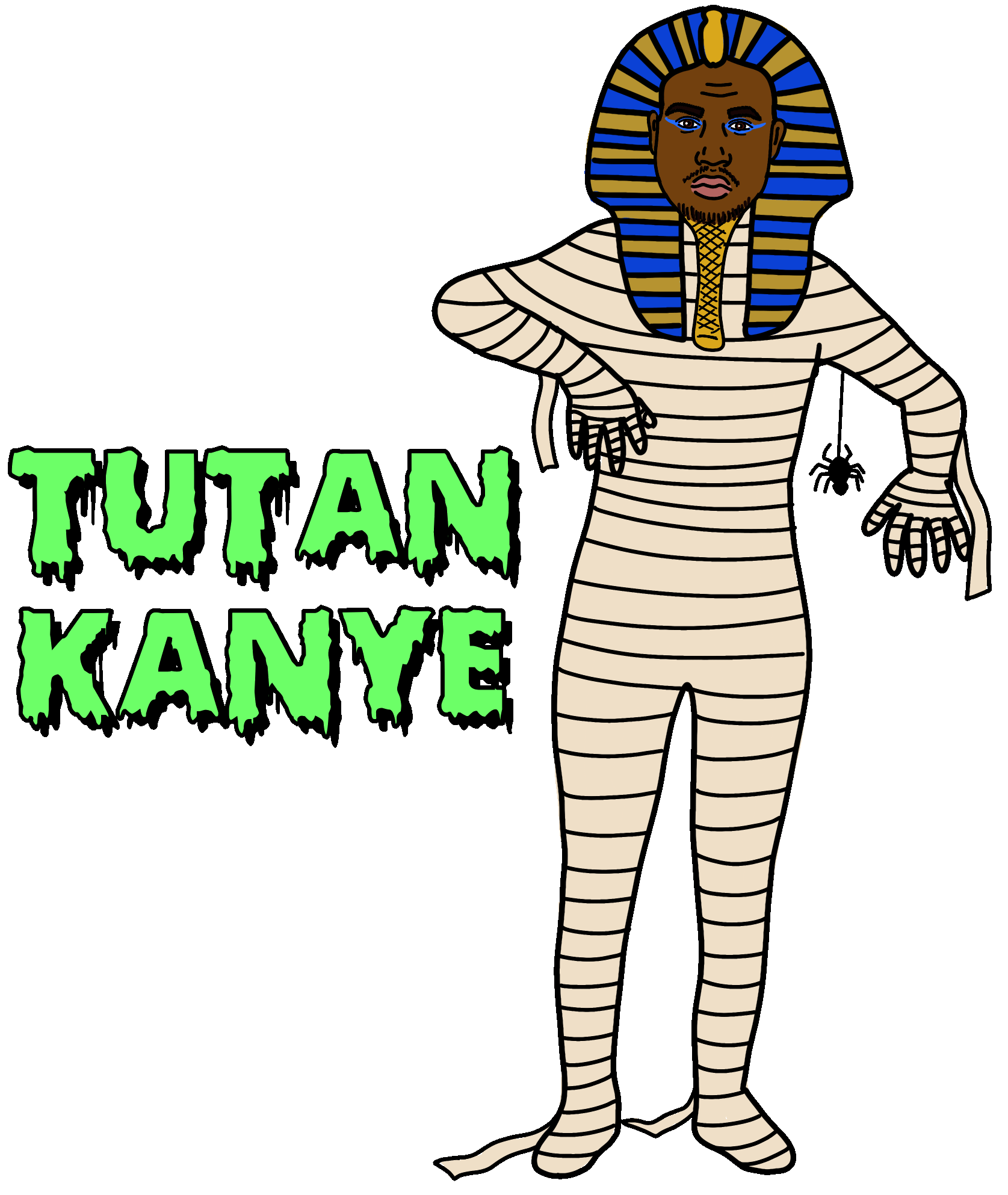 Kanye West Halloween Sticker by Bianca Bosso for iOS & Android | GIPHY