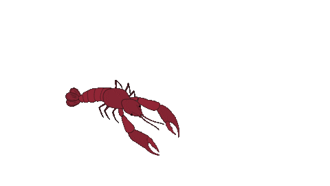 Dancing Crayfish Cartoon