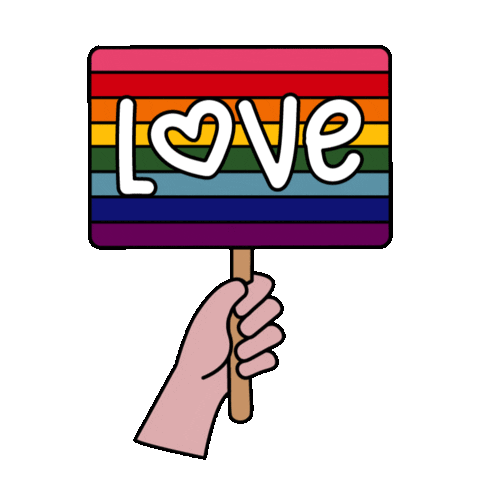 Lgbt Love Sticker by Anomaly for iOS & Android | GIPHY
