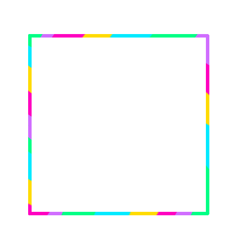 Rainbow Frame Sticker by Bianca Bosso for iOS & Android | GIPHY