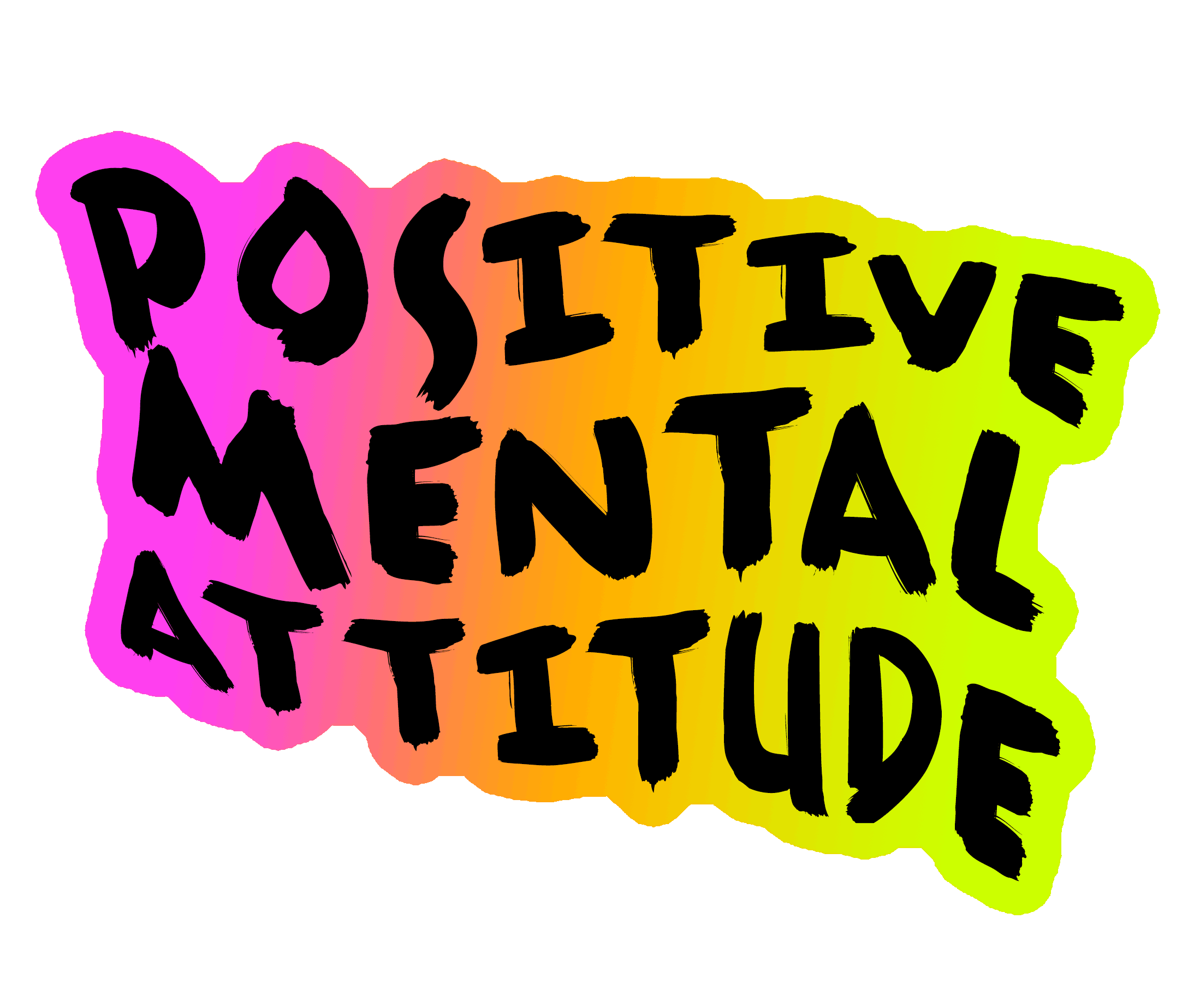 Think Positive Keep Your Head Up Sticker by megan motown for iOS ...