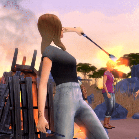 Funny Sims Gif