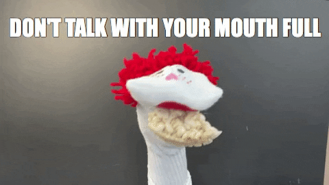 Talking-with-full-mouth GIFs - Get the best GIF on GIPHY