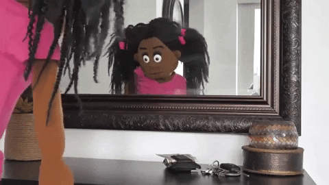 Selfie Contemplating GIF by Fluffy Friends - Find & Share on GIPHY