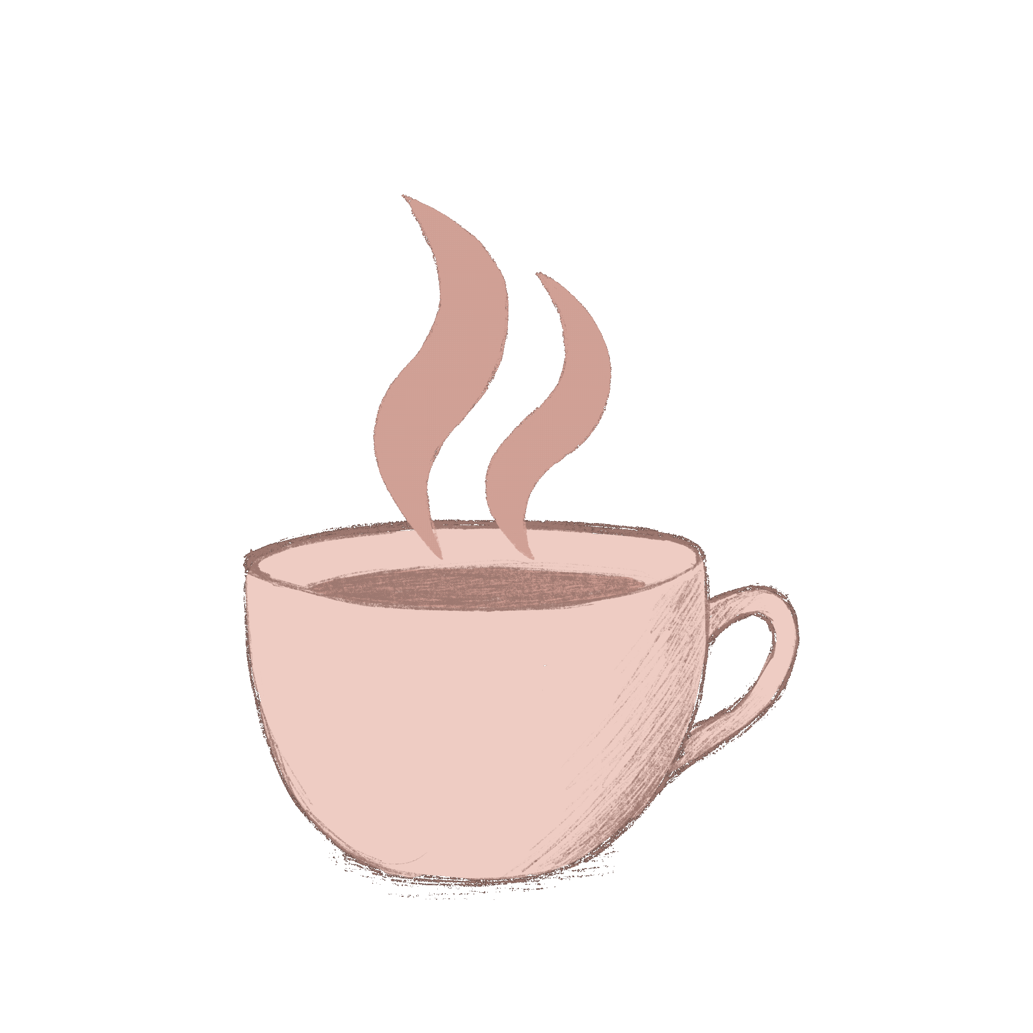 Pink Coffee Sticker by Almademater for iOS & Android | GIPHY