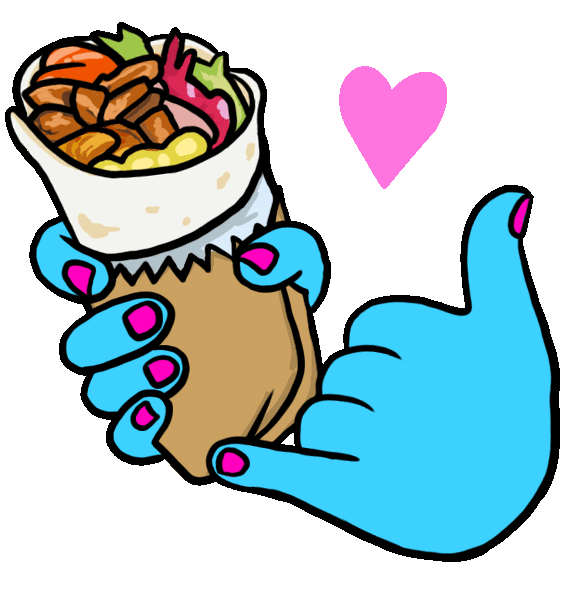 Vegan Vegankebab Sticker by What The Pitta! for iOS & Android | GIPHY