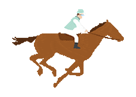 Horse Racing Sport Sticker by Kentucky Derby for iOS & Android | GIPHY