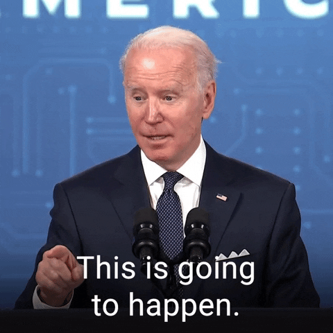 Excited Joe Biden GIF by The Democrats - Find & Share on GIPHY