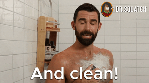 Get Clean GIF by DrSquatchSoapCo - Find & Share on GIPHY