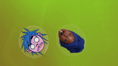 2D GIF by Gorillaz - Find & Share on GIPHY