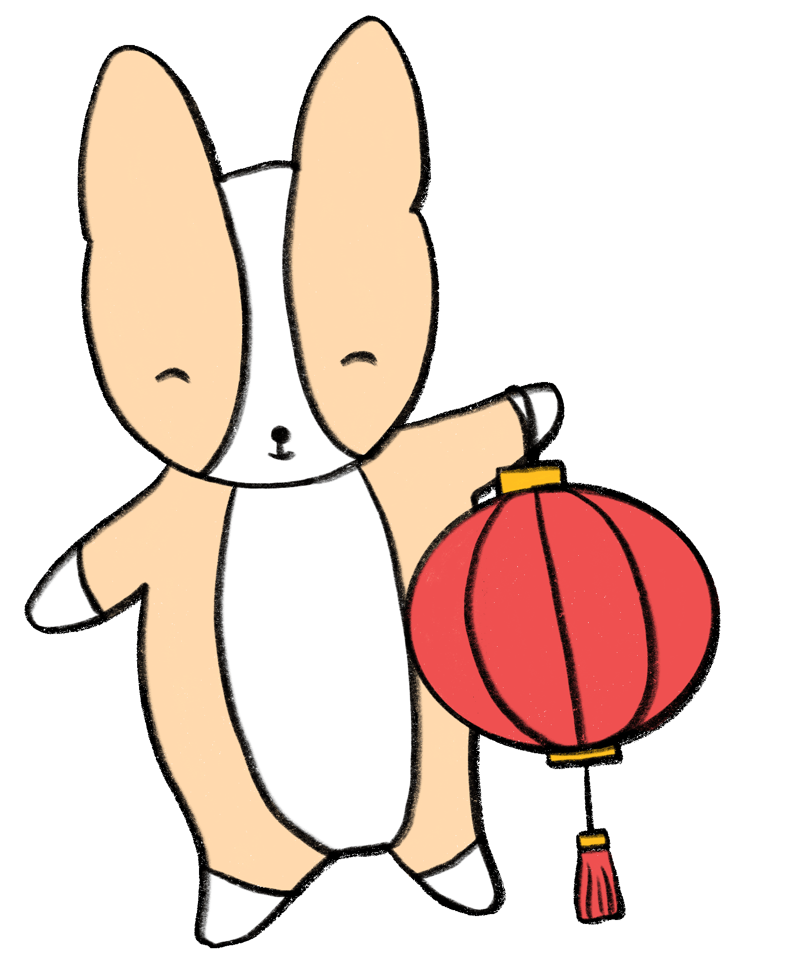 New Year Corgi Sticker by Tiffbits for iOS & Android | GIPHY