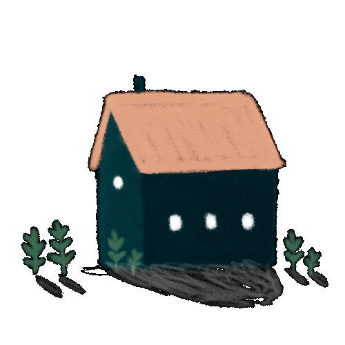 House Home Sticker by gloriapittmann for iOS & Android | GIPHY