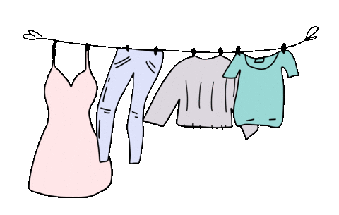 Clothes Cleaning Sticker by feierSun for iOS & Android | GIPHY
