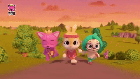 Way Back Home Run GIF by Pinkfong - Find & Share on GIPHY