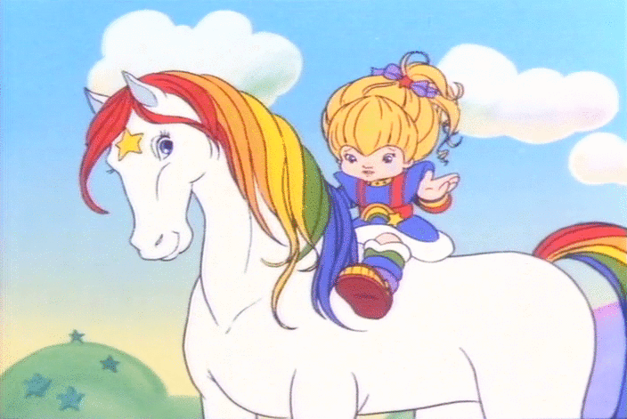 Pointing Up Rainbow Brite GIF - Find & Share on GIPHY