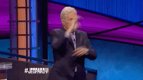 Alex Trebek GIF by Jeopardy! - Find & Share on GIPHY