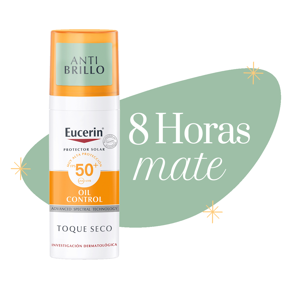 Oilcontrol Sticker by Eucerin México for iOS & Android | GIPHY