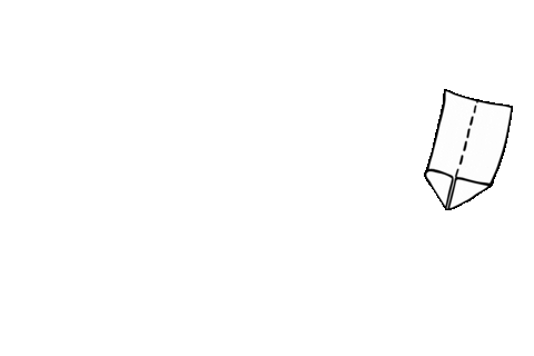 Flying Paper Airplane Sticker by Clever Creative for iOS & Android | GIPHY