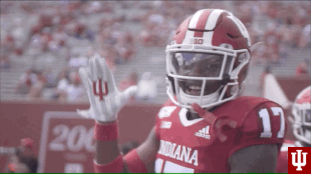 Football Clap GIF by Indiana Hoosiers - Find & Share on GIPHY
