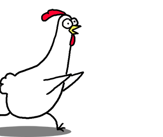 Chicken Hit GIF by happydog - Find & Share on GIPHY