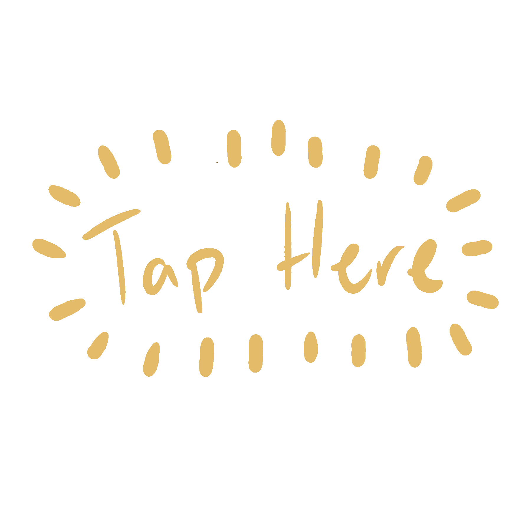 Tap Here Sticker by Queenbe for iOS & Android | GIPHY
