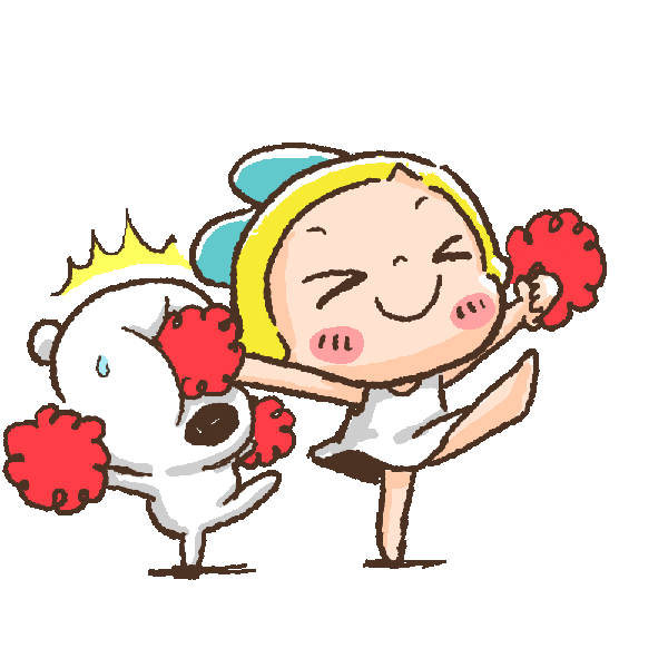 Cheer Cheering Sticker by Lemon & Sugar for iOS & Android | GIPHY