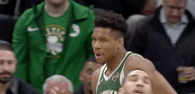 High Five Giannis Antetokounmpo GIF by Milwaukee Bucks - Find & Share on GIPHY