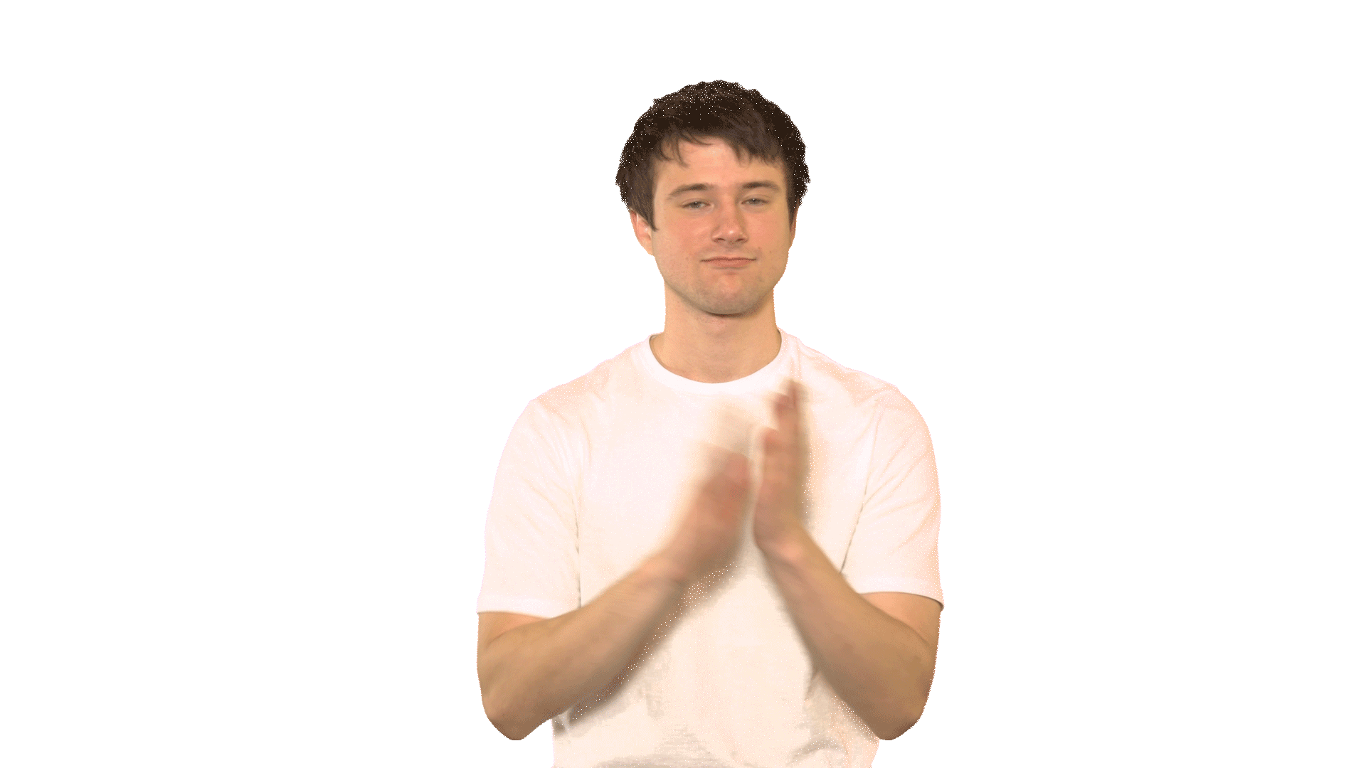 Clap Reaction Sticker by Alec Benjamin for iOS & Android | GIPHY