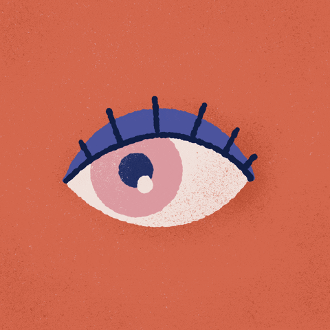 Eyes See GIF by Friederike Olsson - Illustration - Find & Share on GIPHY