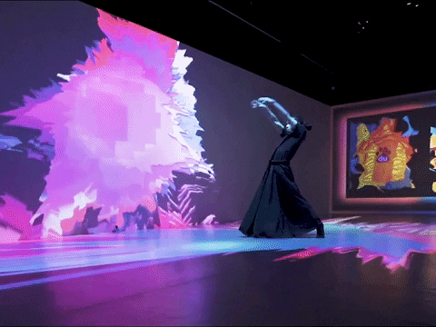 Digital Art Dance GIF by Moment Factory - Find & Share on GIPHY