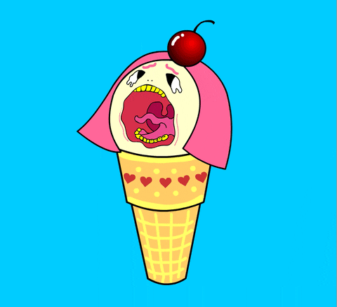 Melting I Scream GIF by Enryv - Find & Share on GIPHY