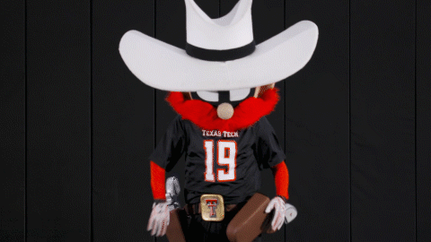 Texas Tech Raider Red GIF by Texas Tech Football - Find & Share on GIPHY