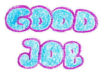 Animation Good Job Sticker by nina tsur for iOS & Android | GIPHY