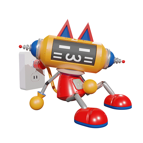 Robo Cat and Astro Frog by Bare Tree Media | GIPHY