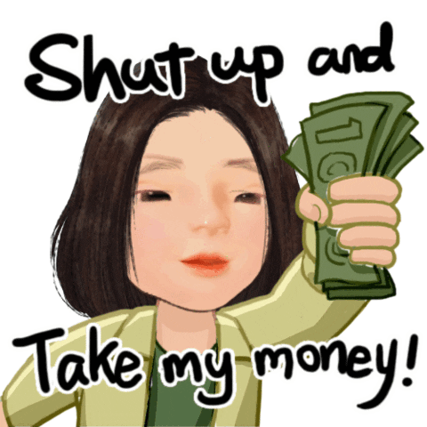 Money Cash Sticker for iOS & Android | GIPHY