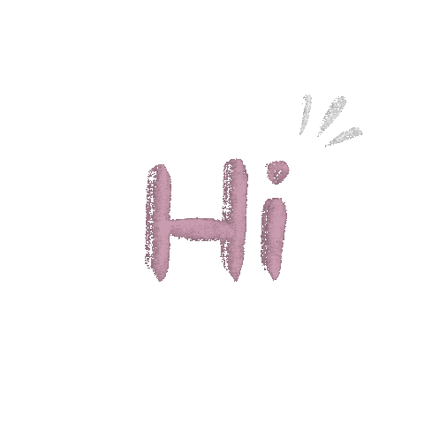 Pink Hello Sticker for iOS & Android | GIPHY