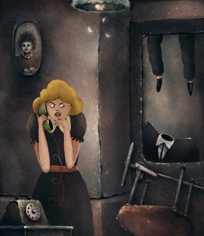Animation Horror GIF by Stas Santimov - Find & Share on GIPHY