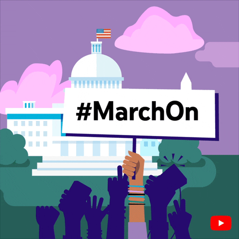 Civil Rights Movement Protest GIF by YouTube - Find & Share on GIPHY