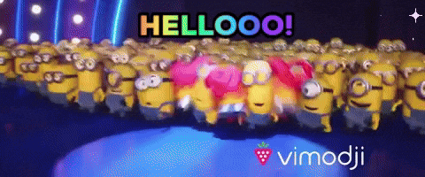 Minion Hi Gif