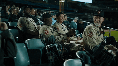 Baseball Ghostbusters GIF by DIRECTV - Find & Share on GIPHY