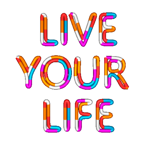 Live Your Life Sticker by Omer Studios for iOS & Android | GIPHY
